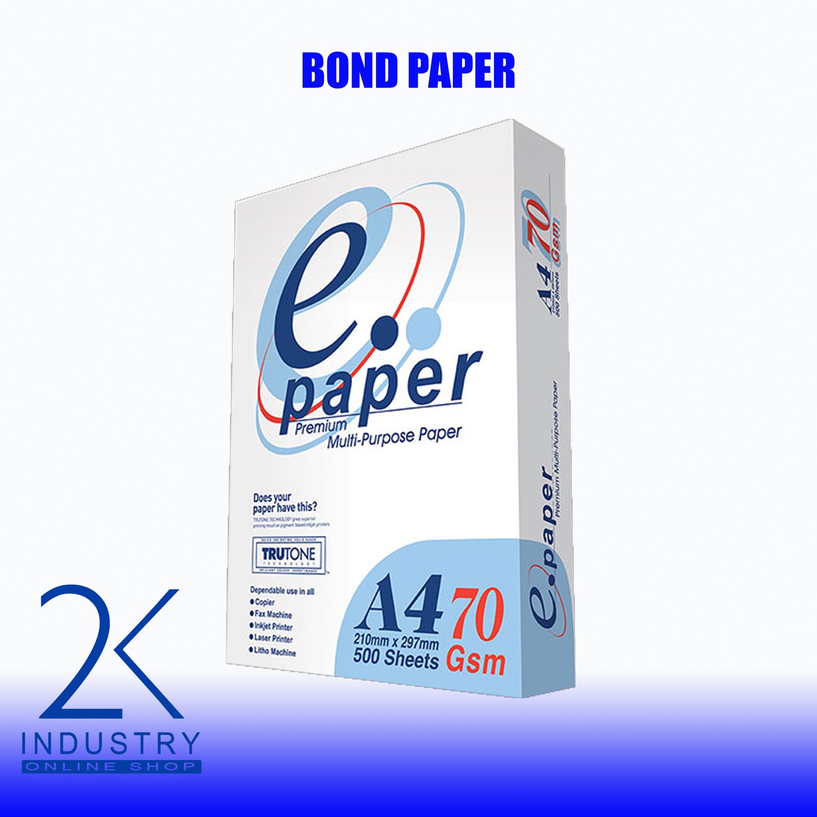 BOND PAPER | COUPON BOND | WHITE PAPER |COPY PAPER – 2K Industry Online ...